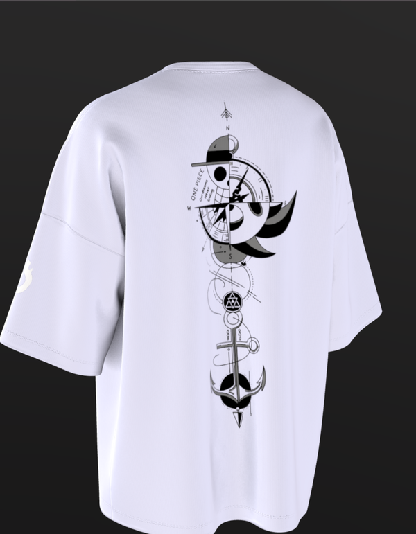 Oversized Anime T-Shirt Level 1: One Piece "Compass" – Dopamine Store