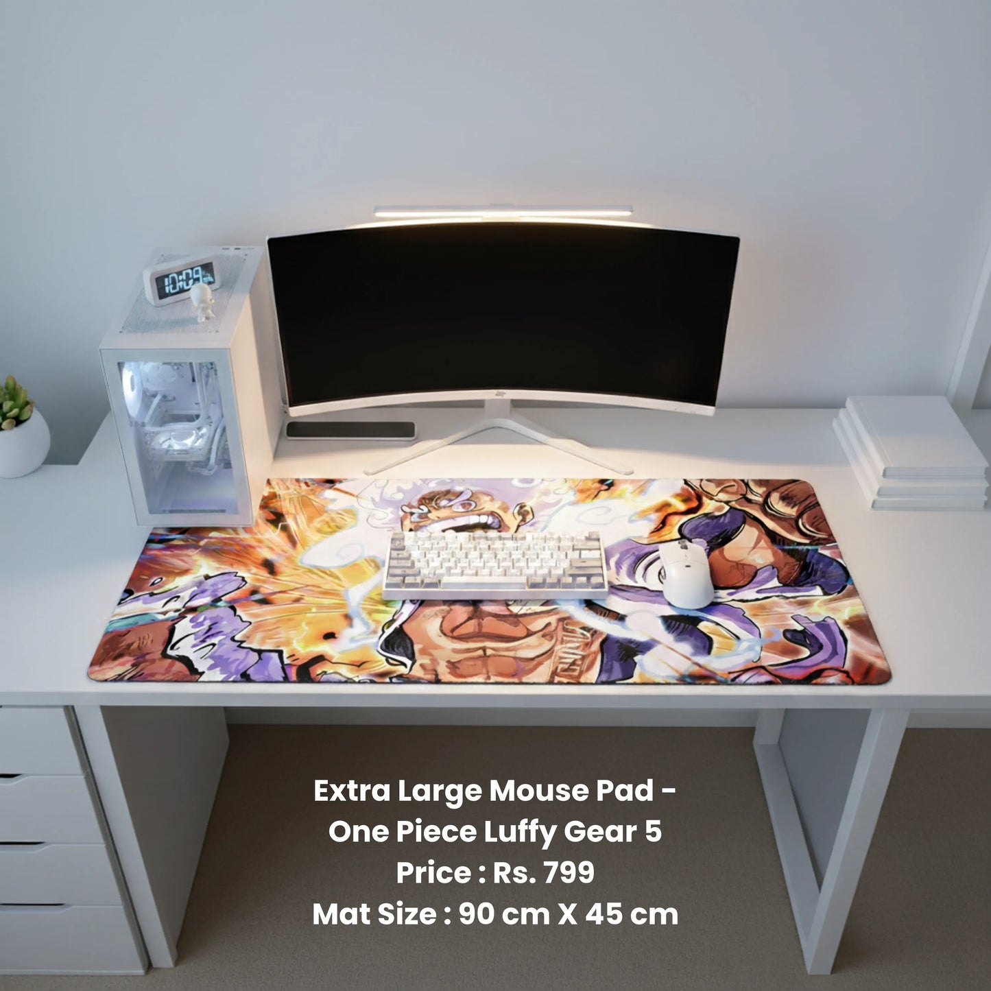 One Piece Luffy Gear 5 - Extra Large Mouse Pad – Dopamine Store