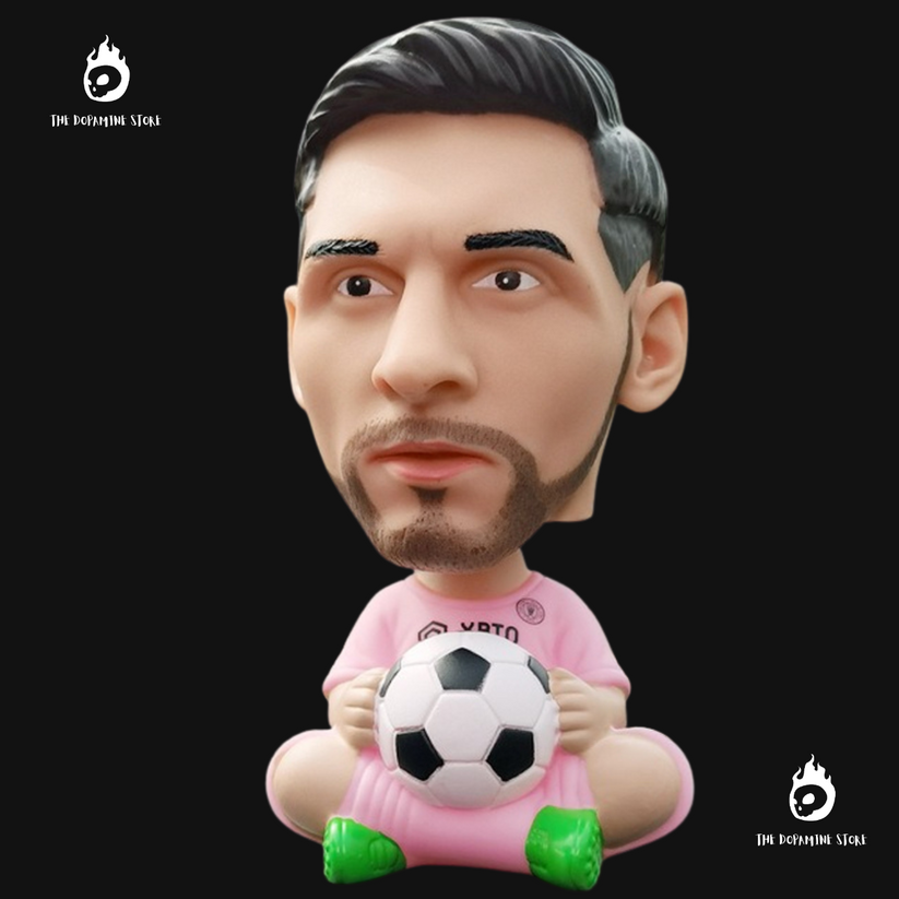 Lionel Messi Bobblehead (Pink Jersey) – Dopamine Store