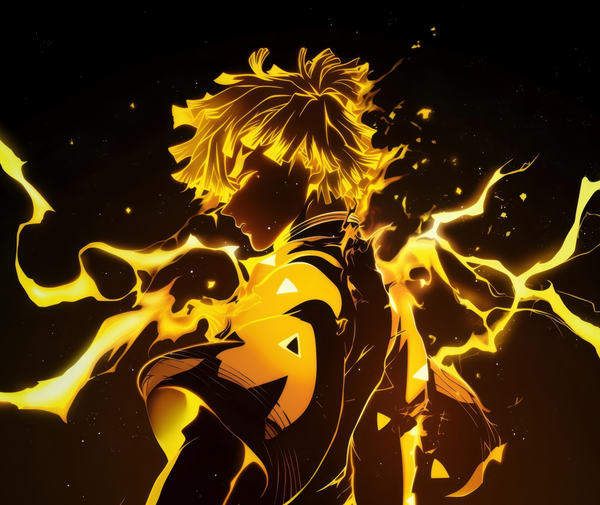 Demon Slayer Mouse Pad - Zenitsu Agatsuma - Thunder Breathing – Dopamine Store